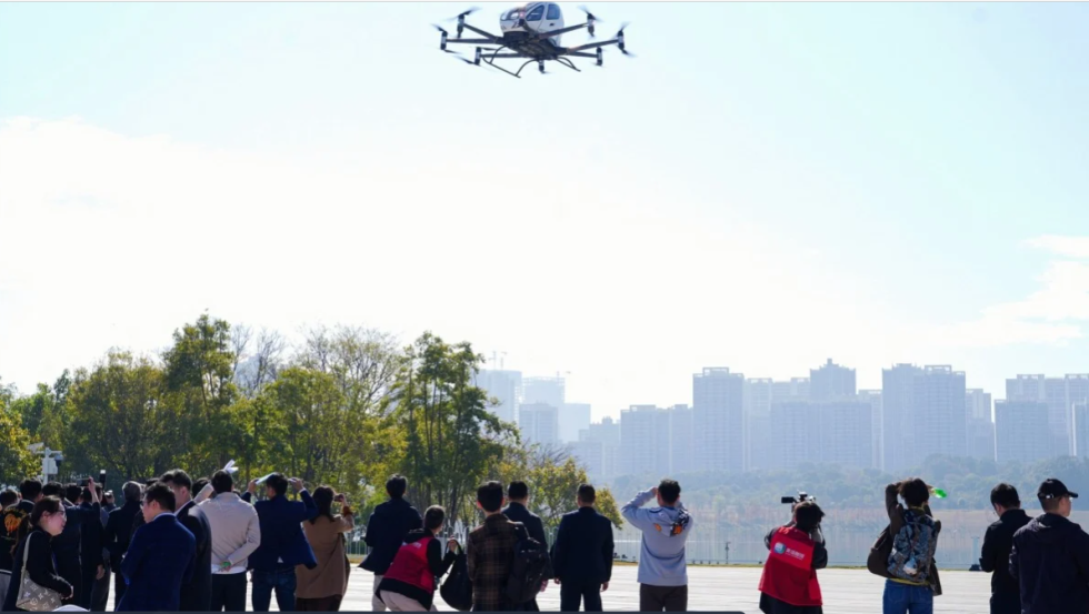 China’s unmanned passenger drone completes maiden commercial flight ...